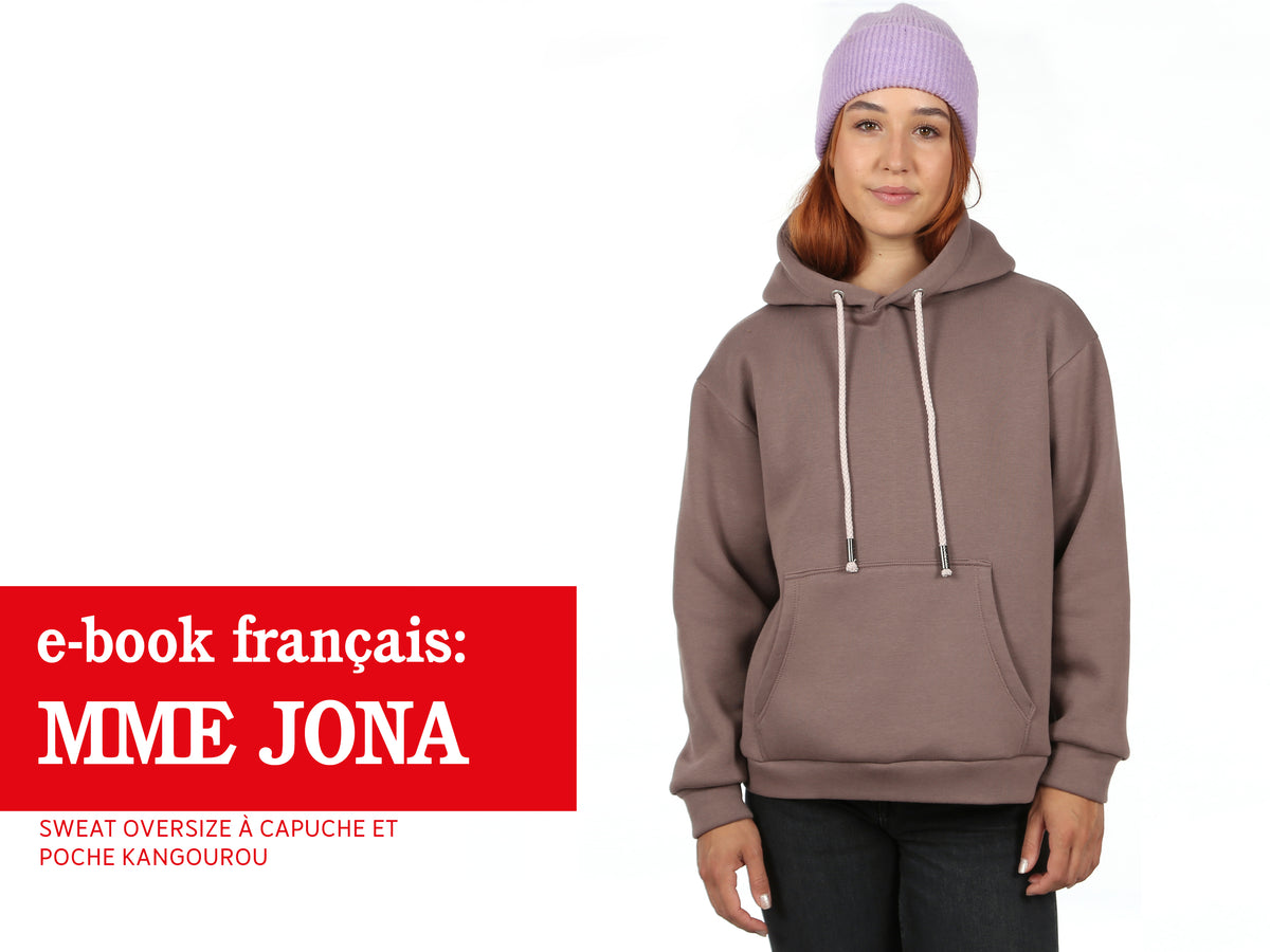 Madame JONA • Sweat oversize à capuche – STUDIO SCHNITTREIF Französisch